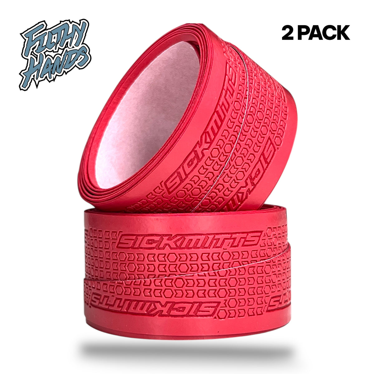 Filthy Hands Grip Tape Red 2-Pack, 0.5MM – SickMitts